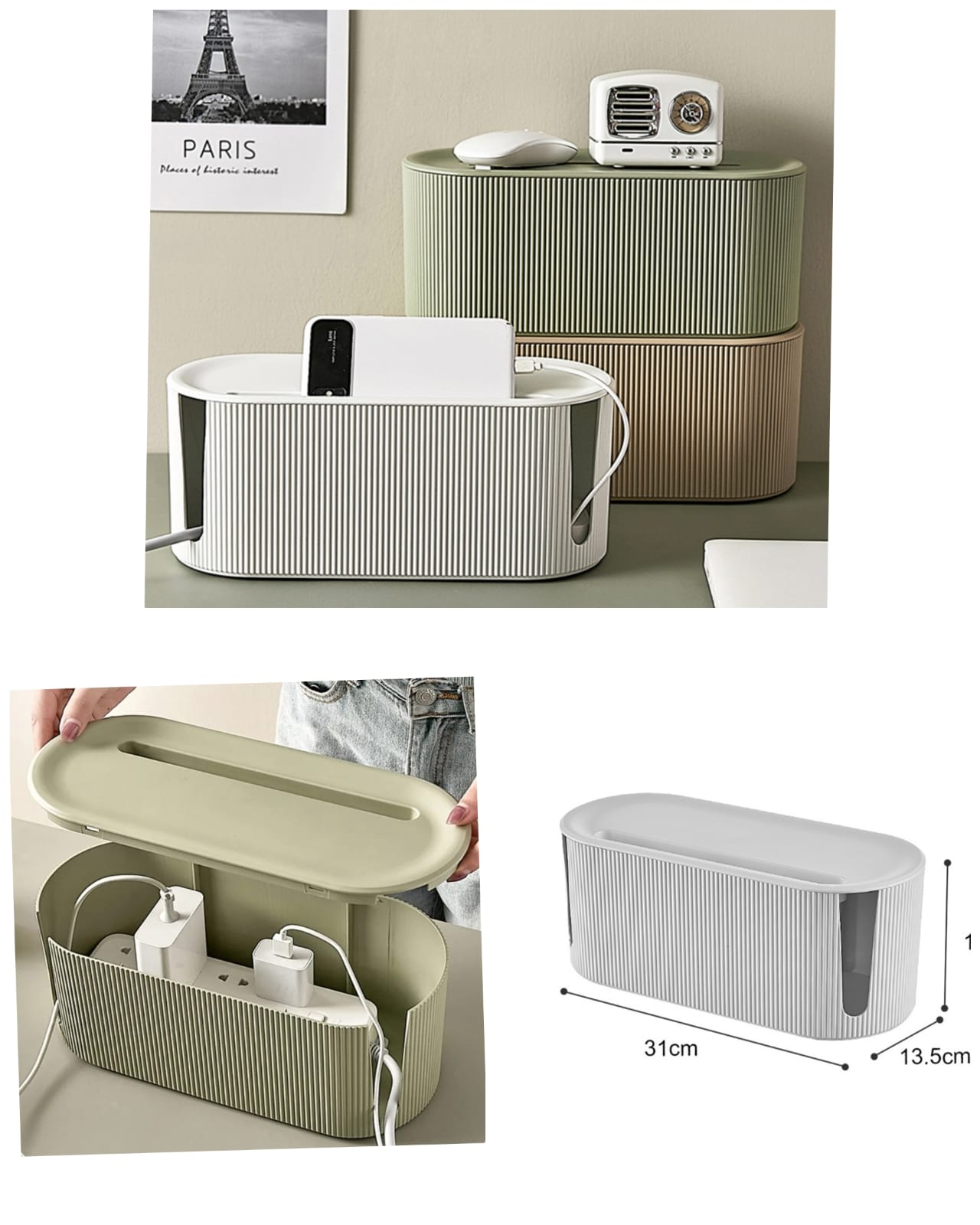 Large Plug Storage Box – GEM HOME