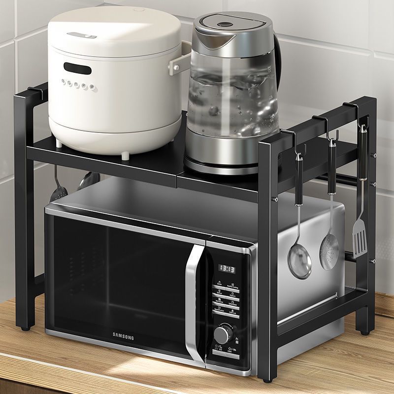 Single layer Heavy-duty Adjustable Microwave Stand – GEM HOME