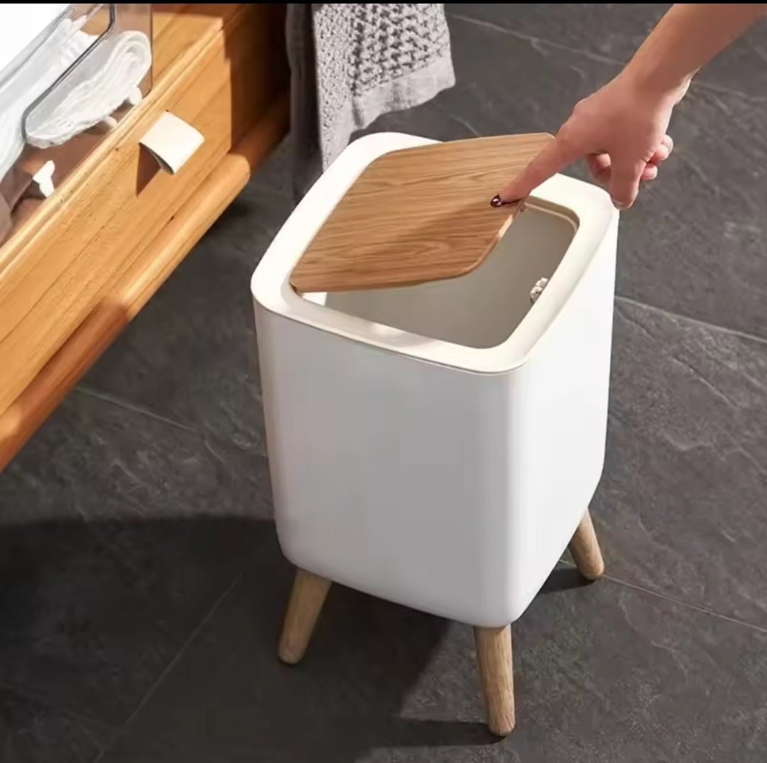 High Foot 7L Dustbin with Lid Press – GEM HOME