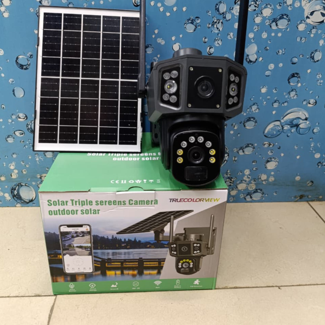 Dual Lens Solar Triple Screens 4G PTZ Security Camera – GEM HOME