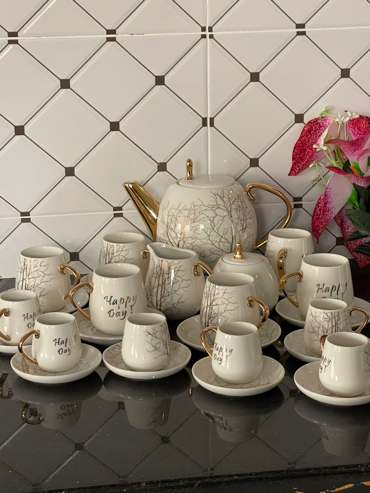27 Pcs tree tea set – GEM HOME