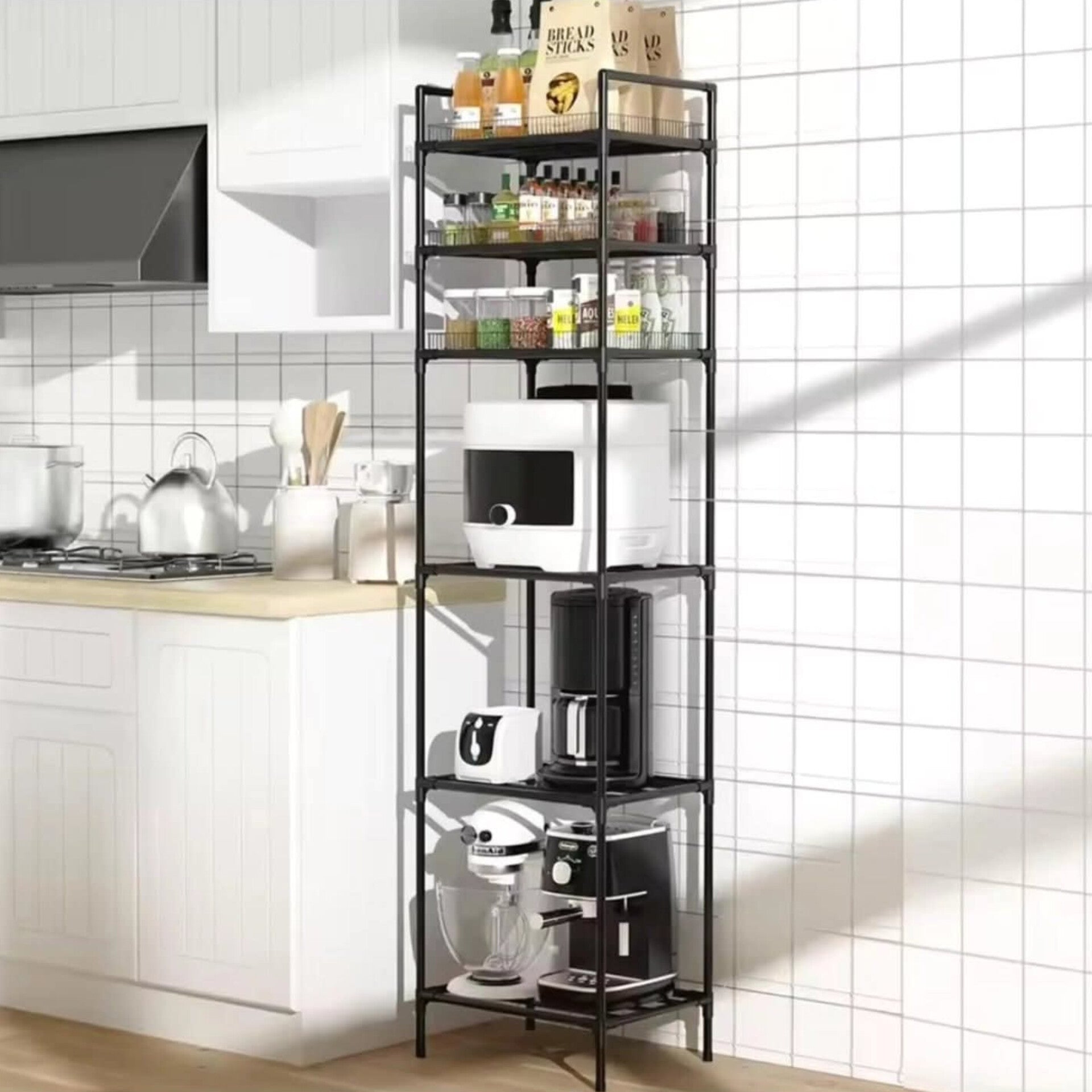 6 tier Multifuntional storage rack – GEM HOME